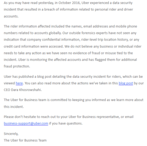 Protect Your Rep - Uber Crisis Communications Done Wrong - Bernstein ...